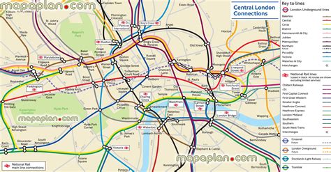 Show Map Of London Tube Stations