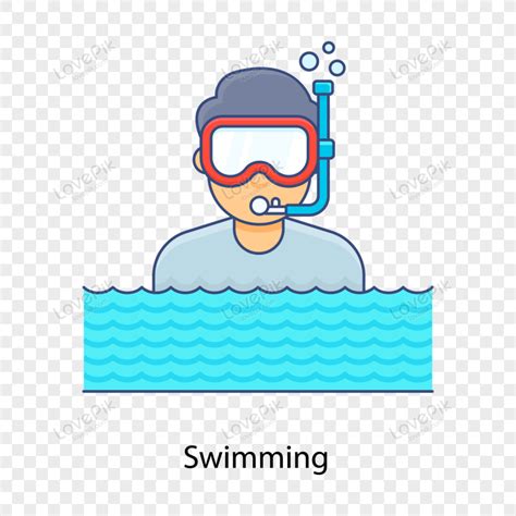 Man Diving Into Pool Clipart