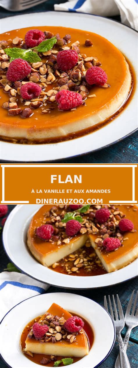 Flan à la Vanille et aux Amandes