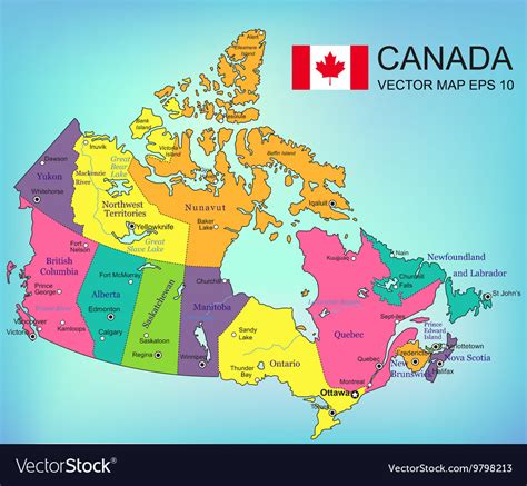 Canada Map By Province