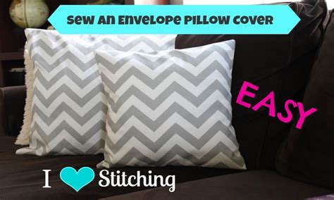 Sew An Envelope Pillow Cover Beginner YouTube