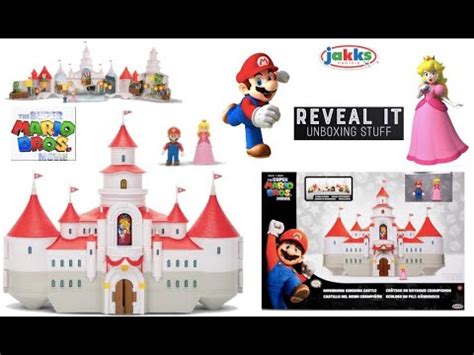 Super Mario Bros Movie Mushroom Kingdom Peach Castle Playset Unboxing