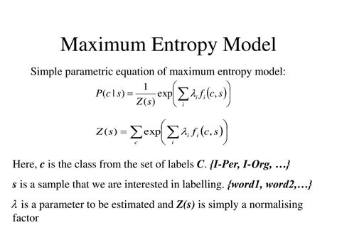 ppt name entity recognition system using maximum entropy model powerpoint presentation id