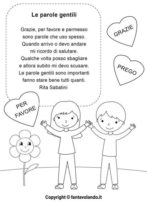 Educazione Civica Le Parole Gentili Schede Per La Scuola Primaria