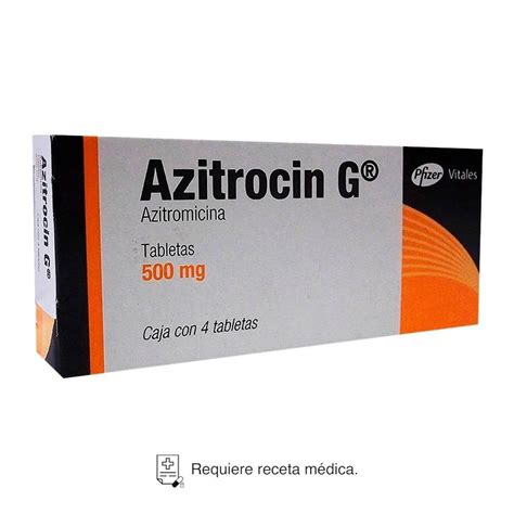 Azitrocin G Azitromicina 500 Mg 4 Tabletas Walmart