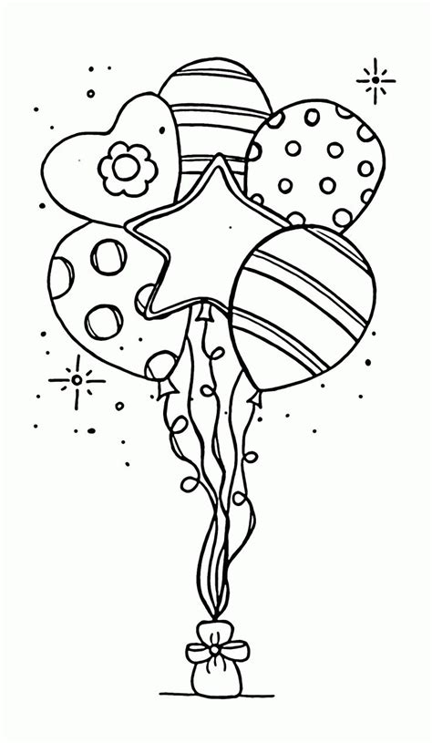 Free Birthday Balloons Printables For Fun Crafting
