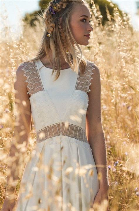 Rembo Styling Kollektion 2017 Bjork Crepe Und Spitzenkleid Mit