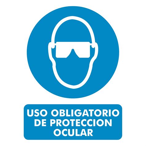 Uso Obligatorio de Protección Ocular Gráficos y Más