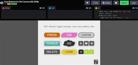 50 javascript buttons webtopic