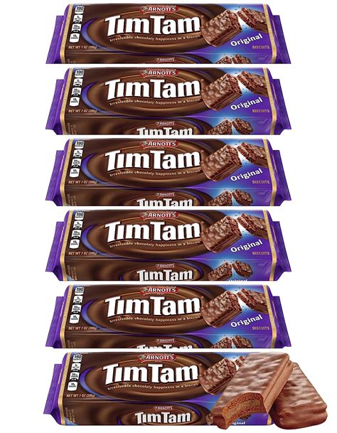 Amazon Arnotts Tim Tam Chocolate Biscuits 6 Pack X 200g