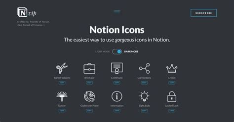 The Easiest Way To Use Gorgeous Icons In Notion Now With Dark Mode