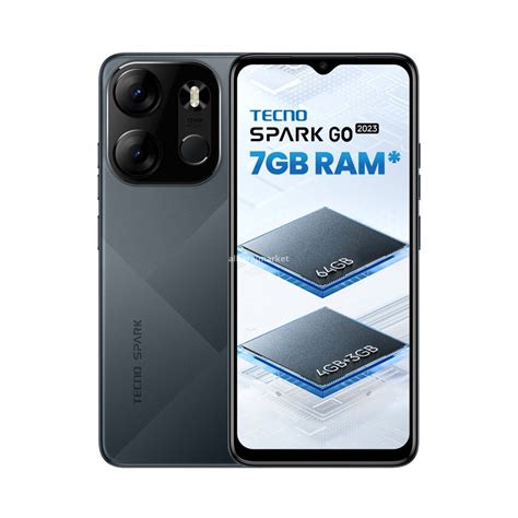 Смартфон Tecno Spark GO 2023 64GB 3GB Черен eMAG bg