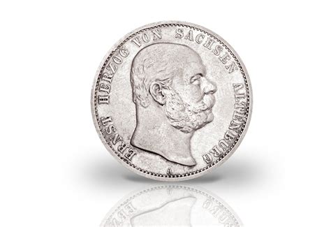 5 Mark 1901 Deutsches Kaiserreich 75 Geburtstag Herzog Ernst Jaeger Nr