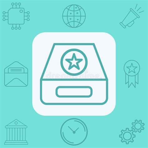 S Mbolo De La Muestra Del Icono Del Vector Del Buz N De Entrada Stock