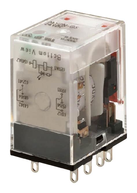 My N D Gs Dc Omron Industrial Automation Power Relay Dpdt Vdc