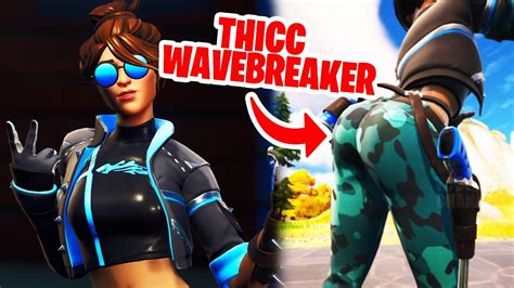 Fortnite Thicc Skin Showcase Wavebreaker Youtube