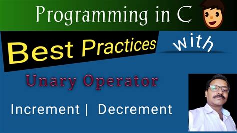 step 8 unary operator pre increment post increment pre decrement post decrement