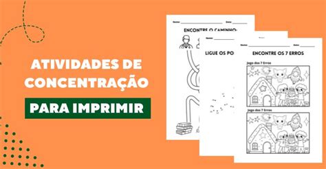 Atividades de atenção e concentração para imprimir Artesanato Passo a