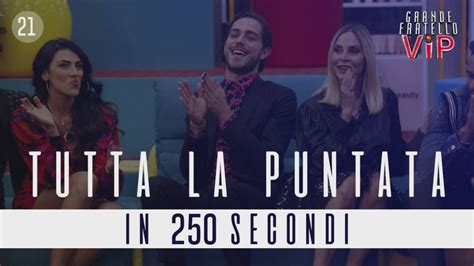 Il Riassunto Della Puntata Del Novembre Grande Fratello Vip Gfvip