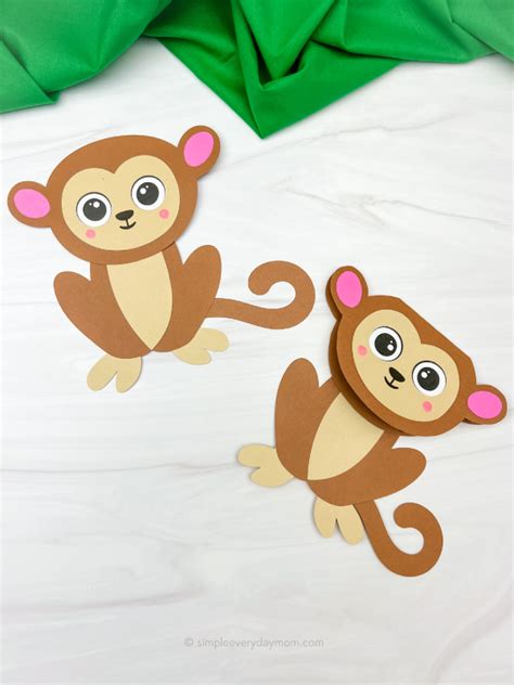 30 Monkey Crafts And Activities For Preschoolers