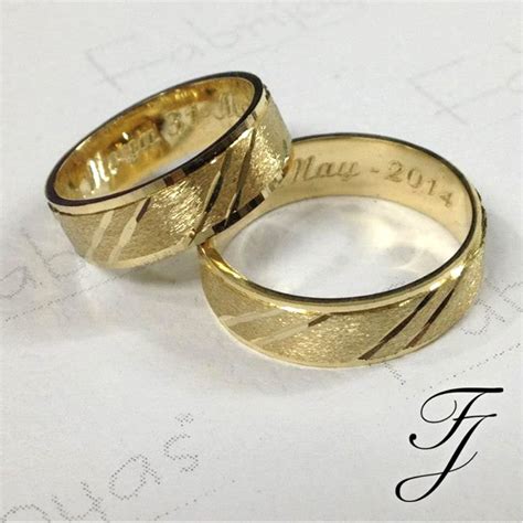 Diseños Para Tus Argollas De Matrimonio Las Rayas Son Un Diseño