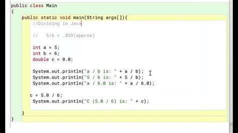 How Division In Java Works YouTube