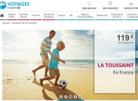 Promo Vacances Toussaint Chez Leclerc Voyages Partir De La