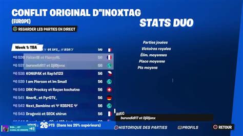 On fait la cup d inoxtag sur Fortnite On vas se qualifié YouTube
