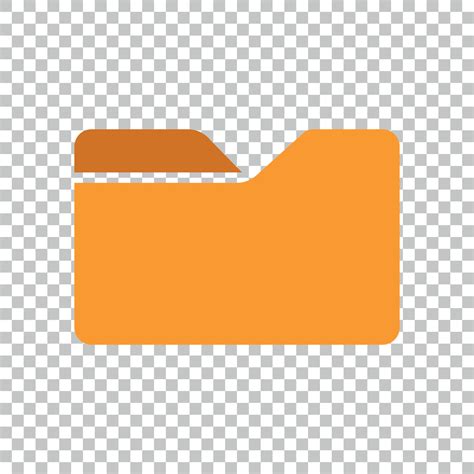 File Folder Icon In Transparent Style Documents Archive Vector
