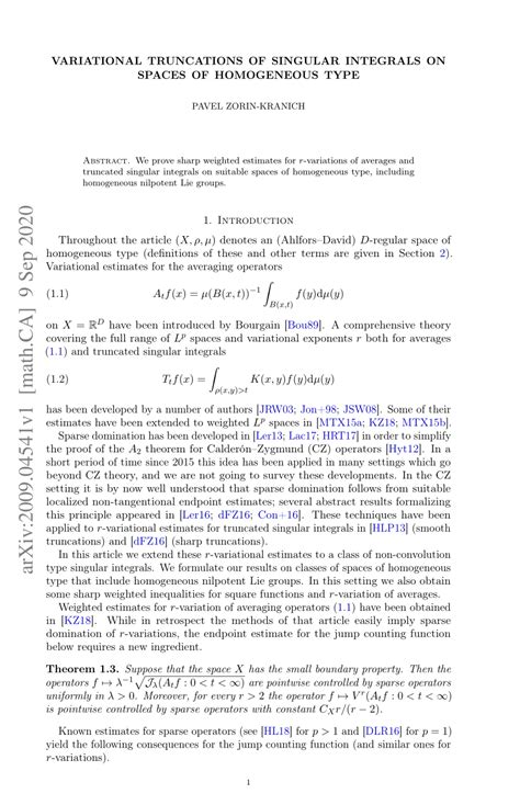 pdf variational truncations of singular integrals on spaces of homogeneous type