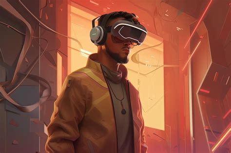 Premium AI Image Dive Into The Thrilling World Of Virtual Adventures