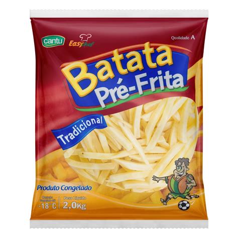 Batata Pré Frita Tradicional Congelada easychef Pacote 2kg Super José