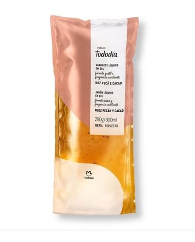 Jabón Líquido En Gel Nuez Pecan Y Cacao Tododia Natura Meses sin