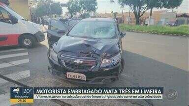 Bom Dia Cidade Campinas Piracicaba Motorista Embriagado Atropela E