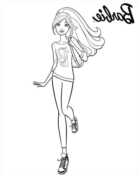 Coloriage De Barbie Sirène Élégant Image Barbie Sirene A La Plage