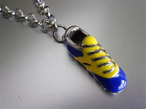 Botin Boca Juniors En Acero Quirurgico Con Cadena Clasica En Venta En
