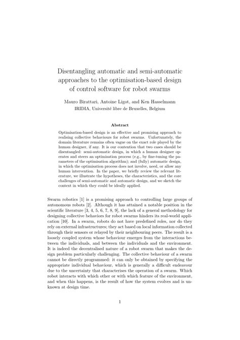 pdf disentangling automatic and semi automatic approaches to the optimization based design of