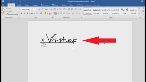 How To Create Digital Signature In Word YouTube