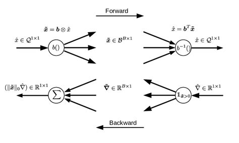 forward and backward passes during inference and backpropagation download scientific diagram