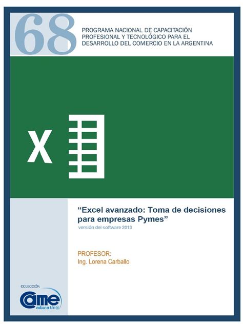 excel avanzado manual pdf microsoft excel macro informática