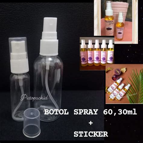 Jual BOTOL SPRAY 60ml Dan 30 Ml STIKER CUSTOM FULLBODY Indonesia