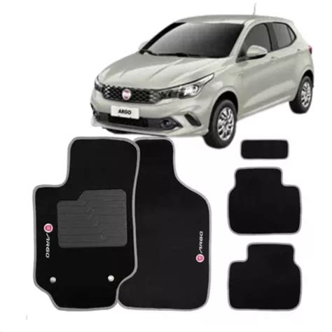 Jogo Tapete Automotivo Carpete Argo Logo Mercadolivre