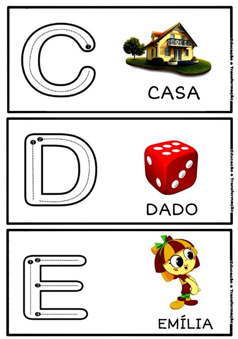 Blog Educação e Transformação Livrinho do alfabeto Cards Mario