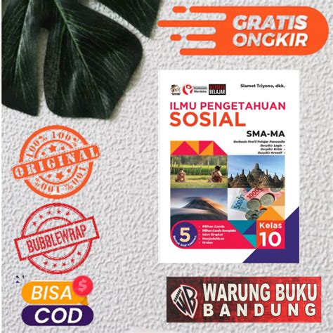 Jual BUKU ILMU PENGETAHUAN SOSIAL UNTUK SMA MA KELAS 10 KURIKULUM