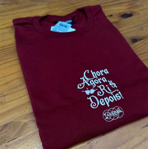 Camiseta Chronic Chora Agora Ri Depois Loja De Roupas Streetwear