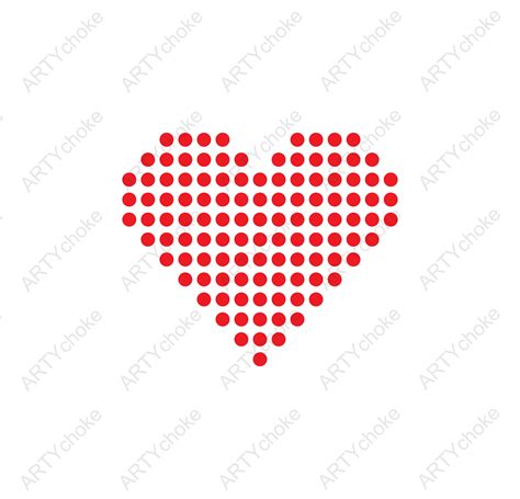 Heart Dot Marker Printable
