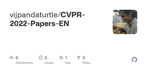 GitHub Vijpandaturtle CVPR 2022 Papers EN