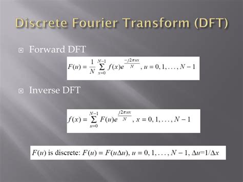 ppt fourier transform and its application in image processing powerpoint presentation id 5725282