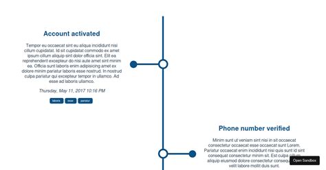 Vue Vertical Timeline Demo Forked Codesandbox