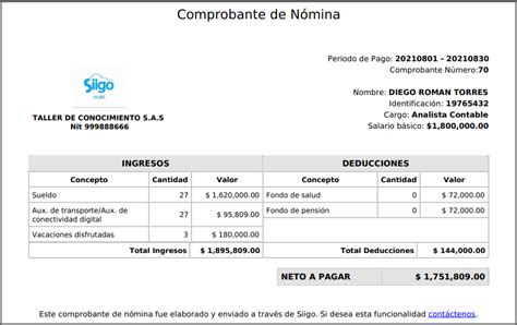 Generación desprendibles de nómina electrónica lite Menú anterior